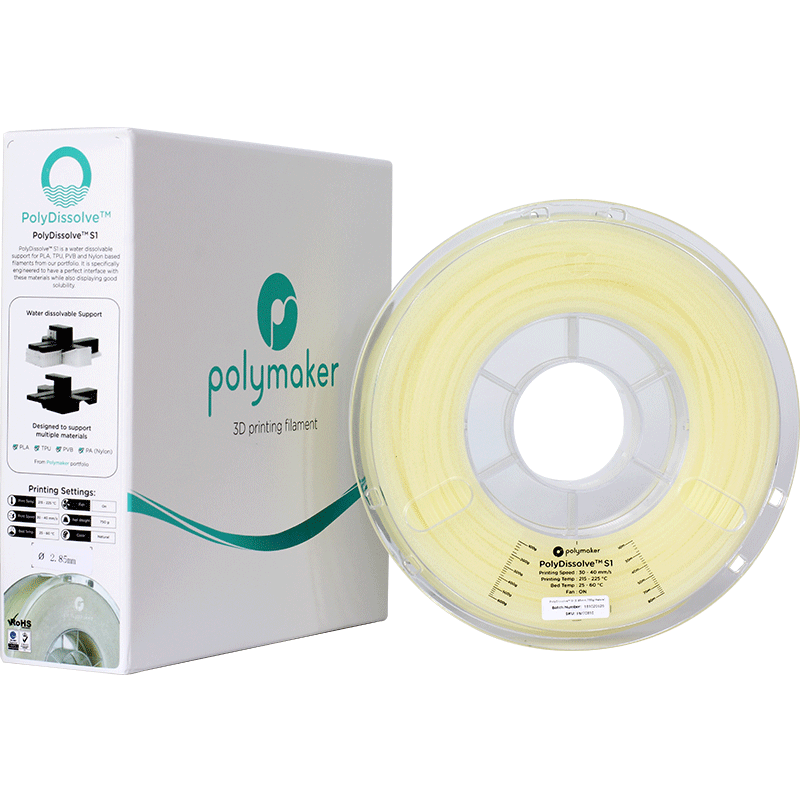 PolyDissolve S1 2.85mm 750g - EC 3D Printing Supplies