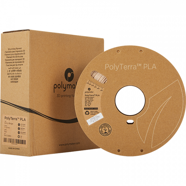 PolyTerra PLA Army 1.75mm 1kg - EC 3D Printing Supplies
