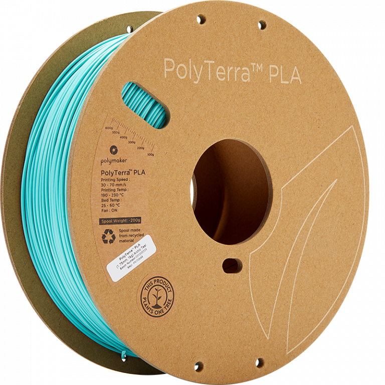 PolyTerra PLA Standard 1.75mm 1kg - EC 3D Printing Supplies