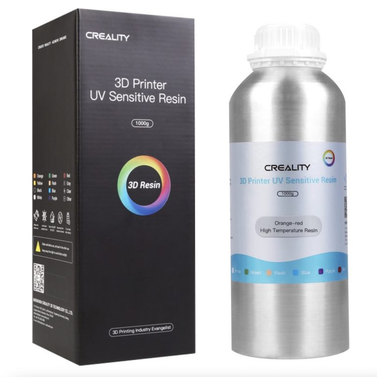 Creality High Temperature Resin 500g - Red/Orange - EC 3D Printing Supplies