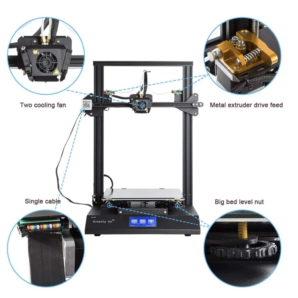Creality 3D Printer CR-X PRO - EC 3D Printing Supplies