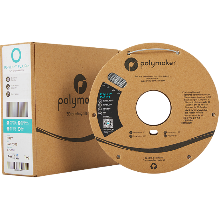 PolyLite PLA Pro 1.75mm 1kg - EC 3D Printing Supplies