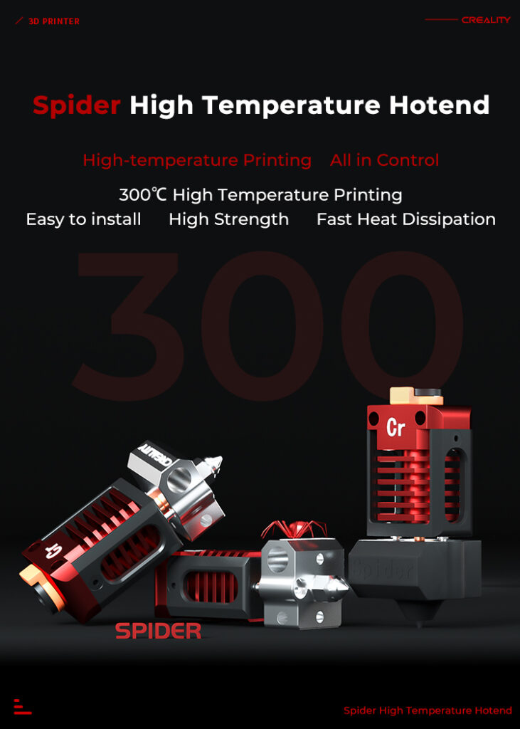 Creality Spider High Temp Hotend - EC 3D Printing Supplies