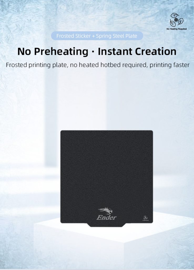 Creality Frosted Cold Printing Platform Kit 235×235mm - EC 3D Printing ...