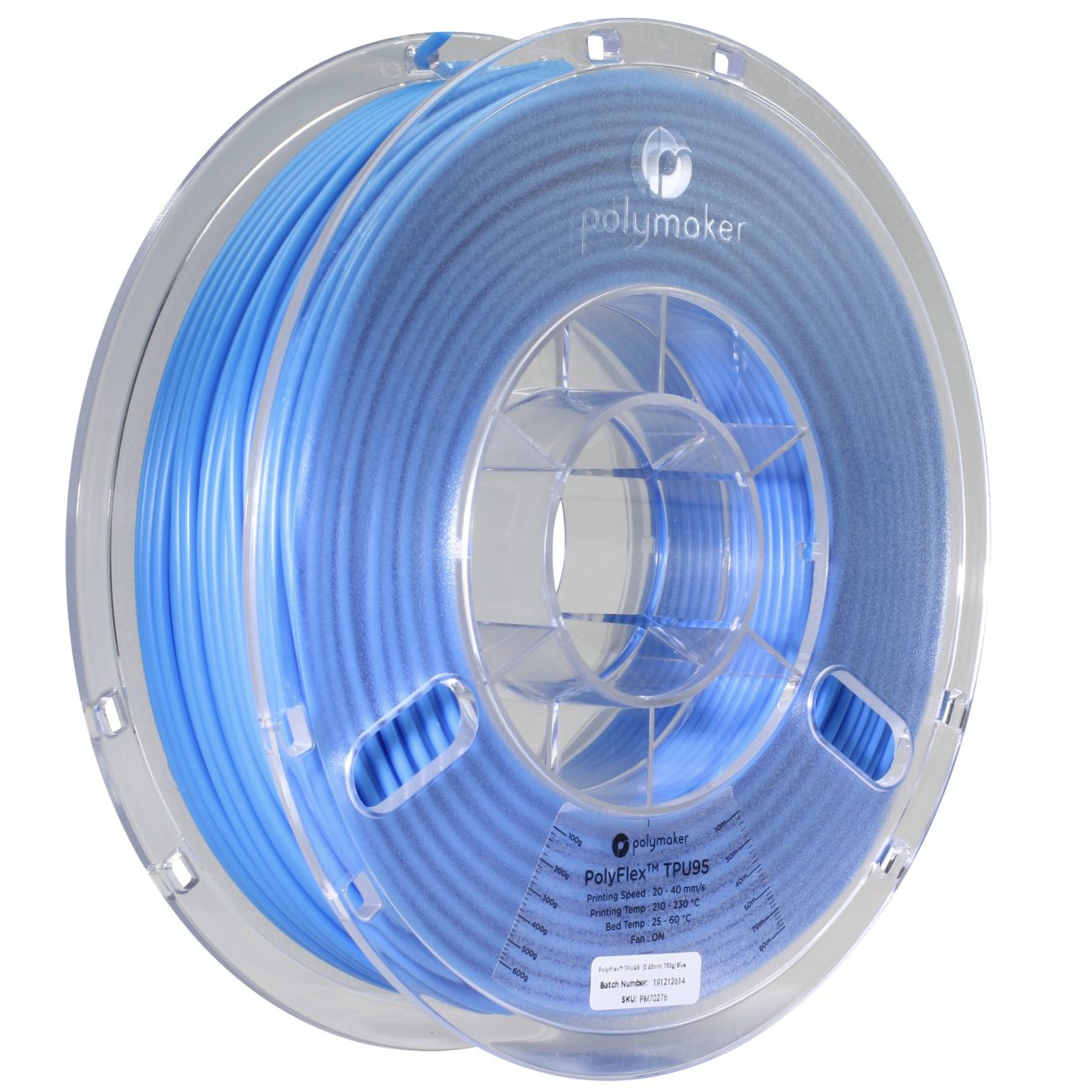 PolyFlex TPU95 2.85mm 750g - EC 3D Printing Supplies