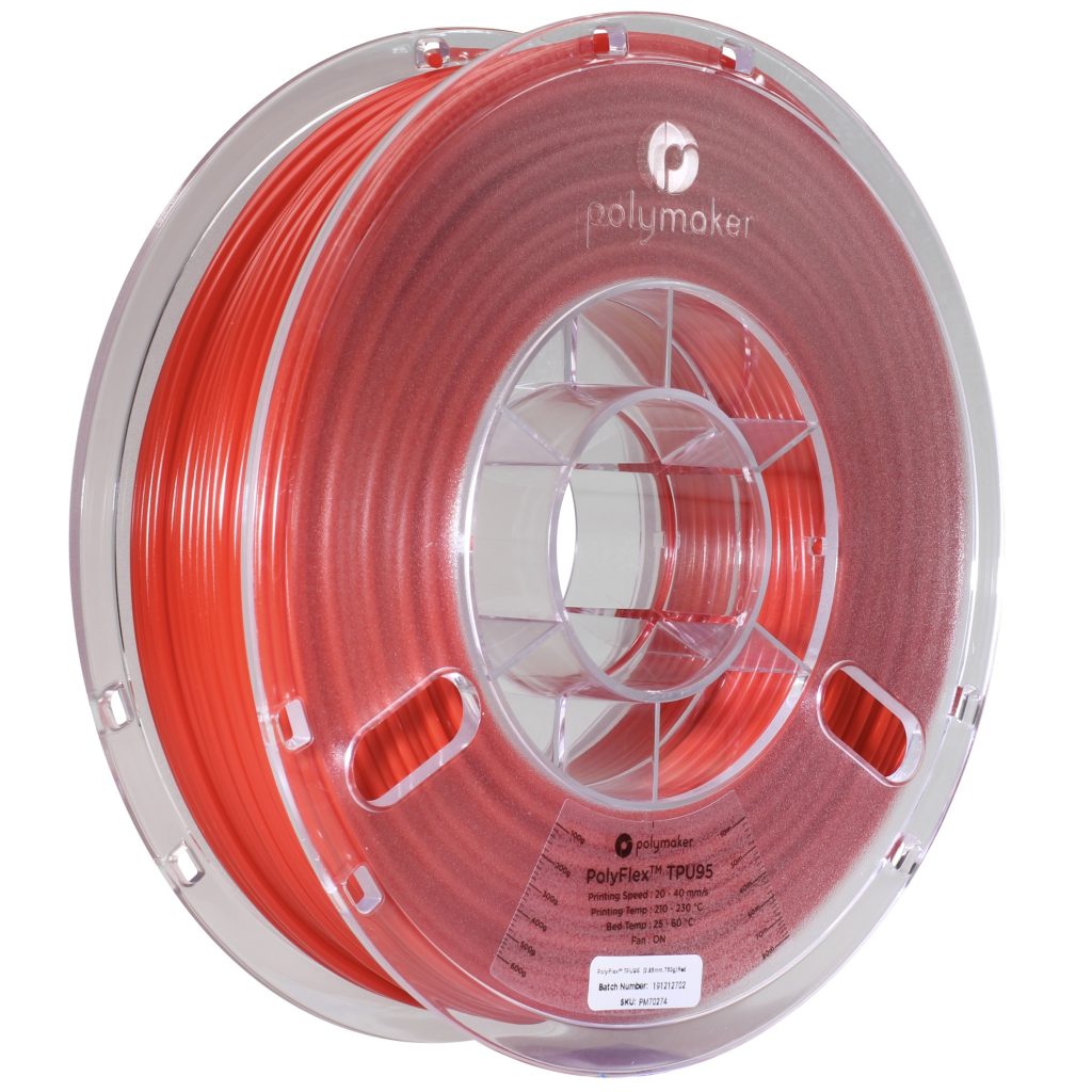 PolyFlex TPU95 2.85mm 750g - EC 3D Printing Supplies