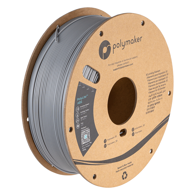 PolyLite ABS 1.75mm 1kg - EC 3D Printing Supplies