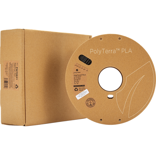 PolyTerra PLA Standard 2.85mm 1kg - EC 3D Printing Supplies