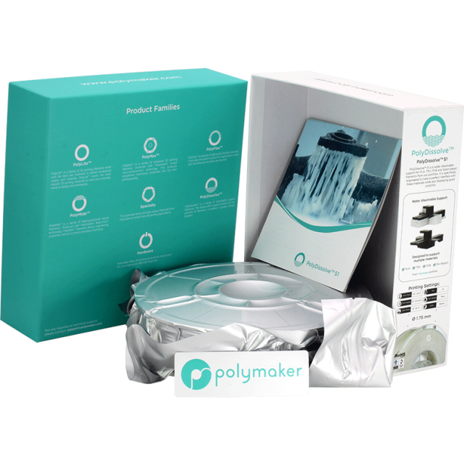 PolyDissolve S1 1.75mm 750g - EC 3D Printing Supplies