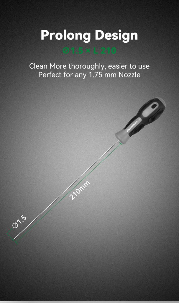 Creality Clog Poke Tool - Dia 1.5mm - EC 3D Printing Supplies