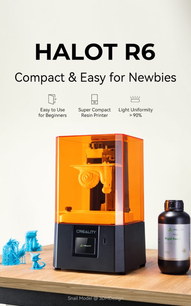 Creality Halot R6 Resin 3D Printer - EC 3D Printing Supplies